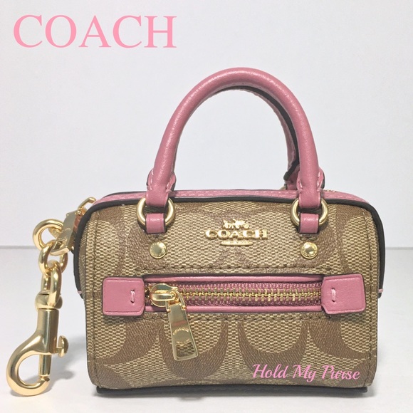 Coach | Bags | Coach Mini Rowan Satchel Bag Purse Charm Nwt | Poshmark